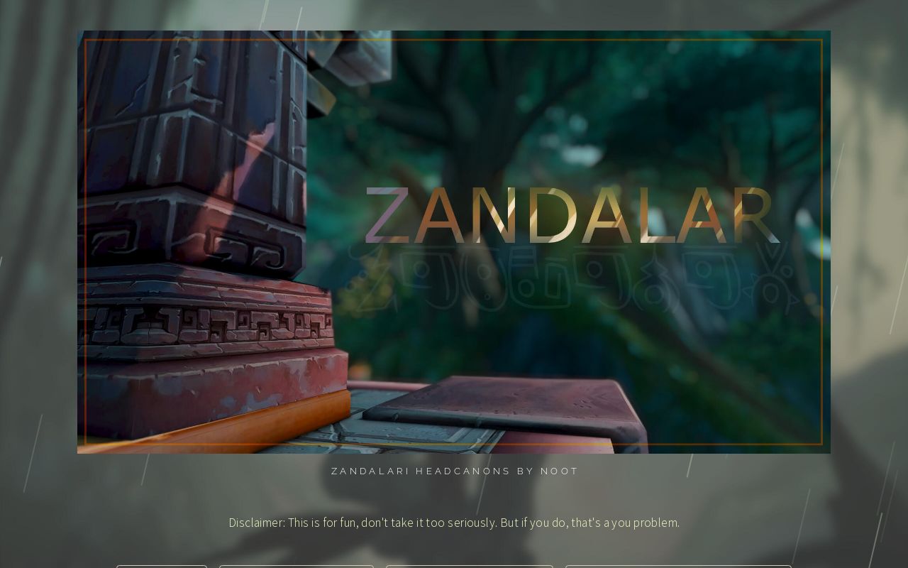 Zandalar - Best viewed on Desktop